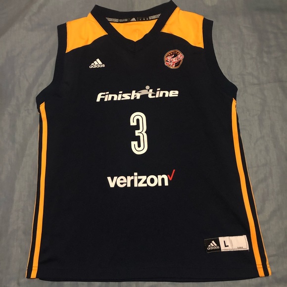 adidas | Other | Wnba Indiana Fever Jersey Size Large Great Look Feel ...